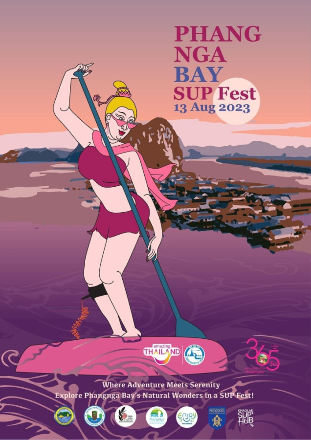 วันที่จัดงาน 13 Aug 2023 - งาน Phangnga Bay SUP Fest